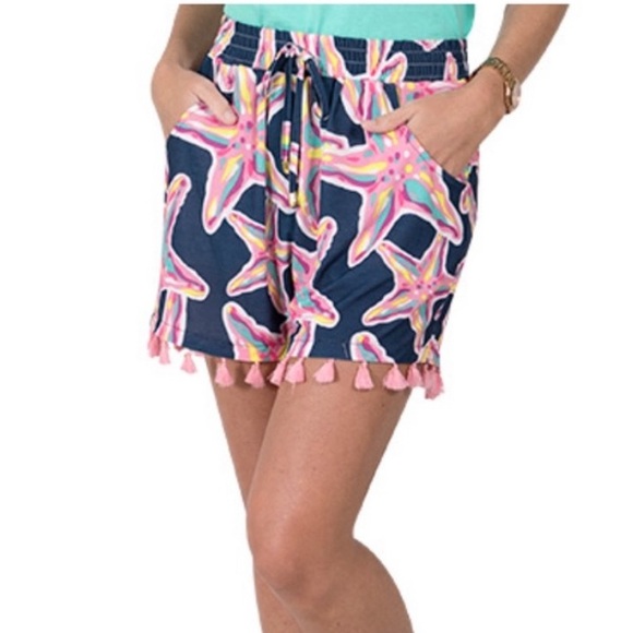Simply Southern | Shorts | New Simply Southern Savannah Starfish Pom ...